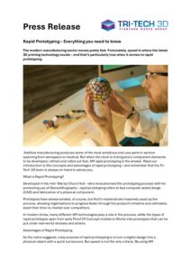 Tri Tech 3D Printing - GTMA