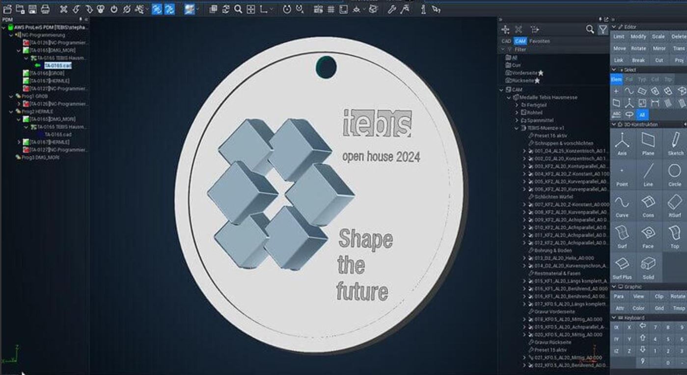 Shape the Future with Tebis CAD/CAM/MES - GTMA